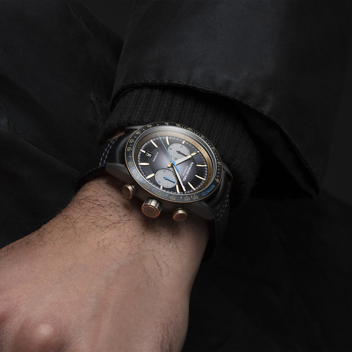 Chronograph Bi-compax Watch - Freelancer Men's | RAYMOND WEIL