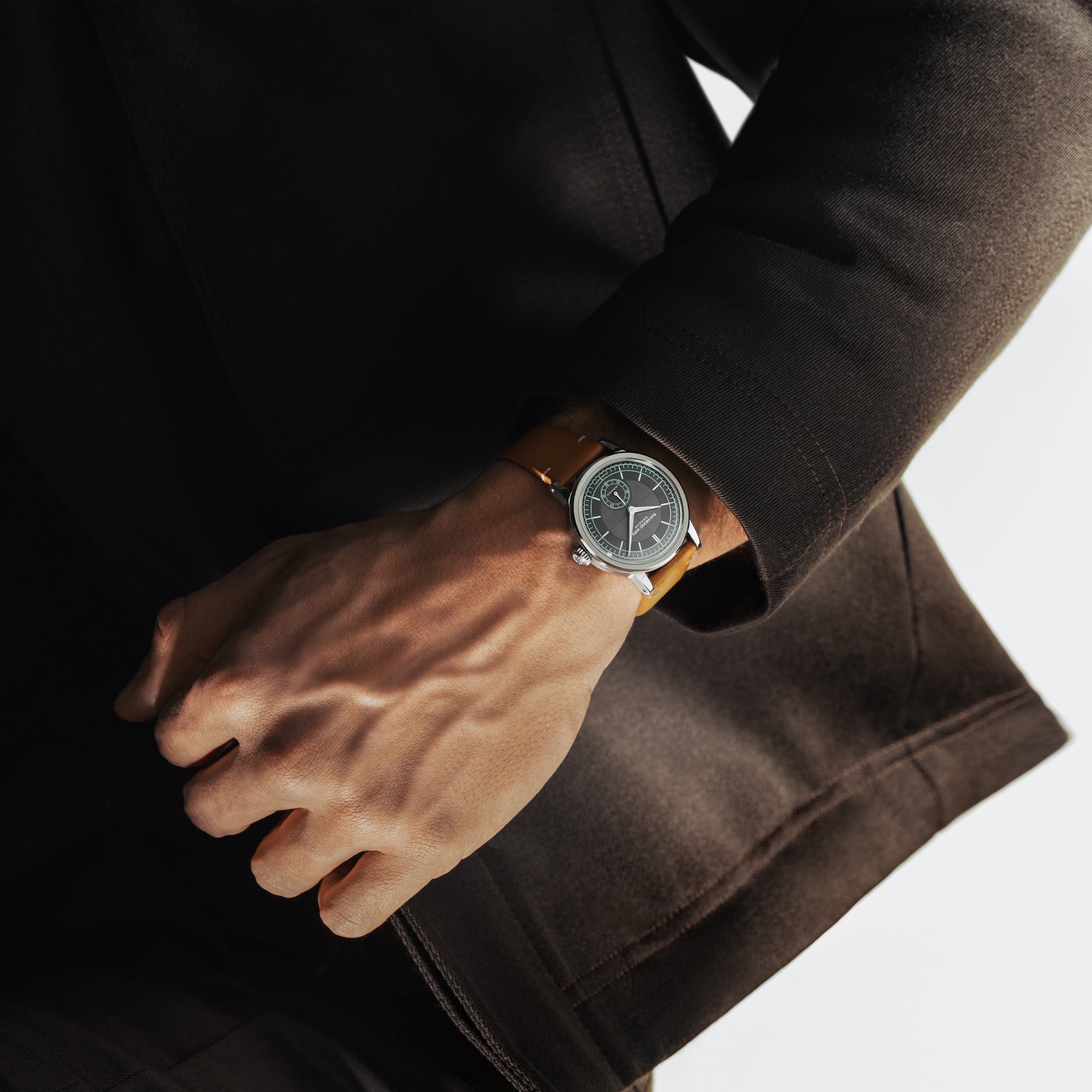 Automatic Small Seconds Anthracite Sector Dial Watch - Millesime ...